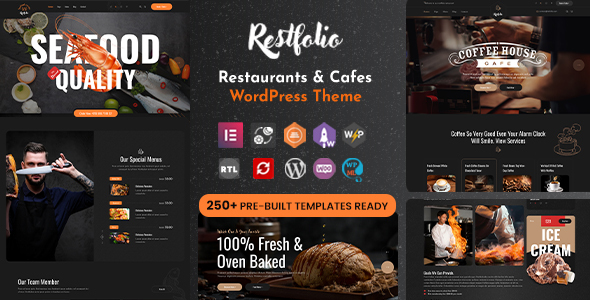 Restfolio - Elementor Restaurants & Cafes WordPress Theme - ThemesCamp